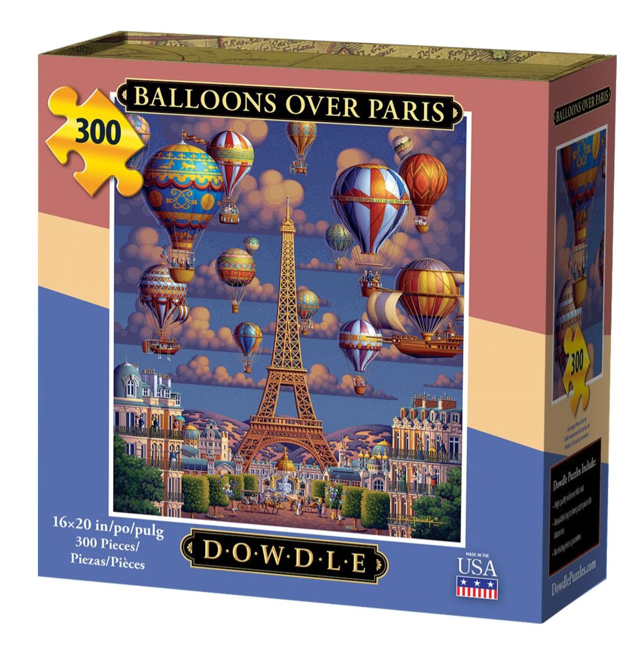 Balloons Over Paris - France – Dowdle Puzzles & Art Gallery