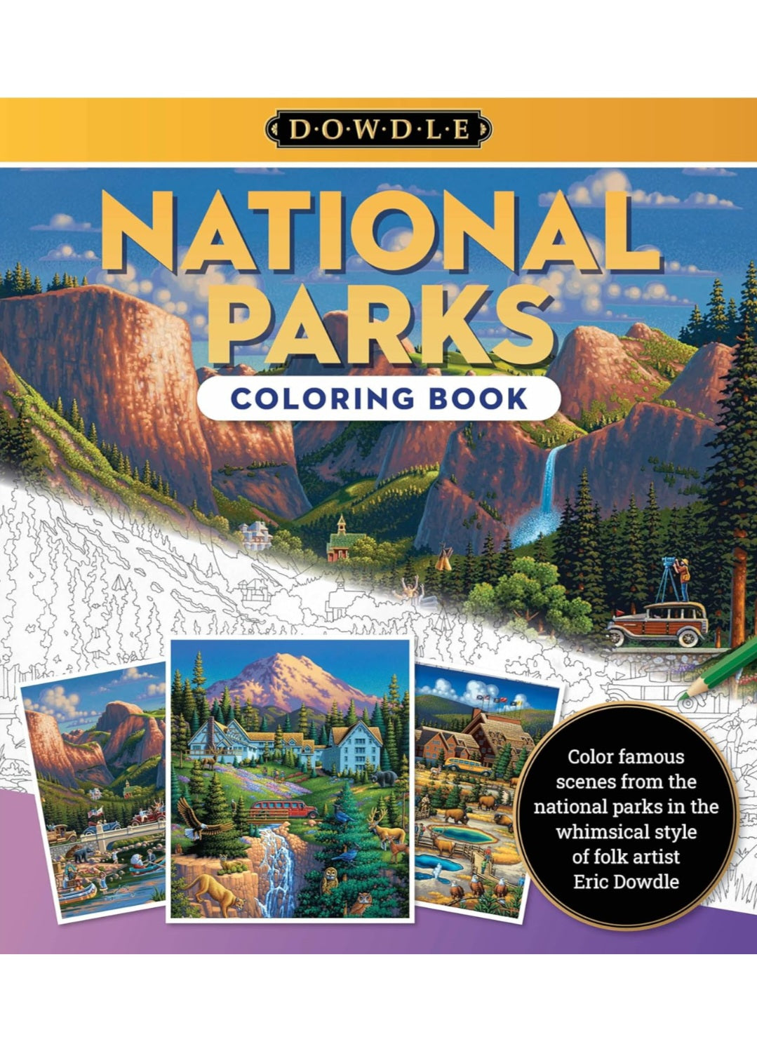 National Parks Coloring Book - Dowdle – Dowdle Puzzles & Art Gallery