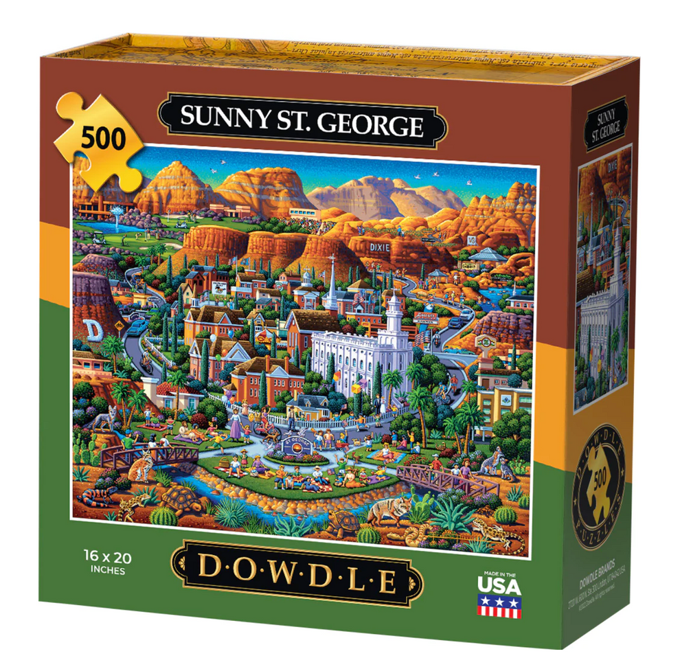 Sunny St George, Utah – Dowdle Puzzles & Art Gallery